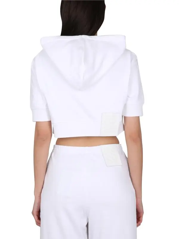 Raf Simons Sweatshirt With Logo Embroidery - White