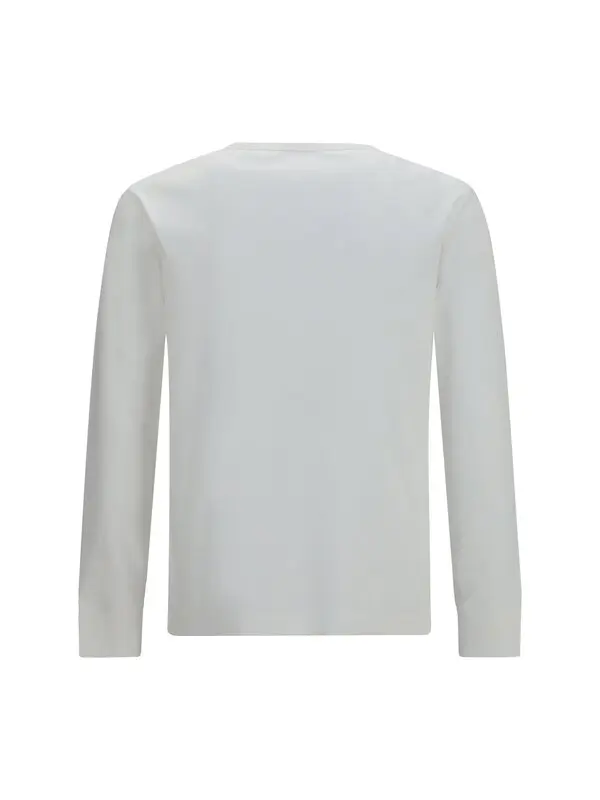Burberry Long-sleeve Cotton Top - White