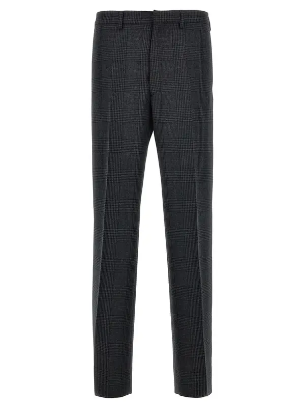 Prada Check Pants - Gray