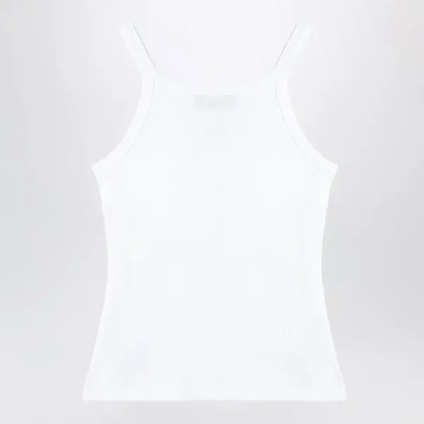 Fendi Cotton Logo Patch Tank