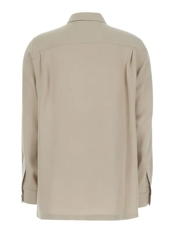Max Mara Geranio Silk Shirt - Cream