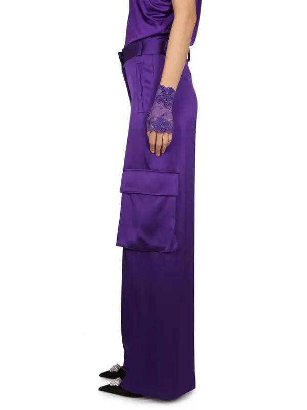 Versace Duchesse Pants - Purple