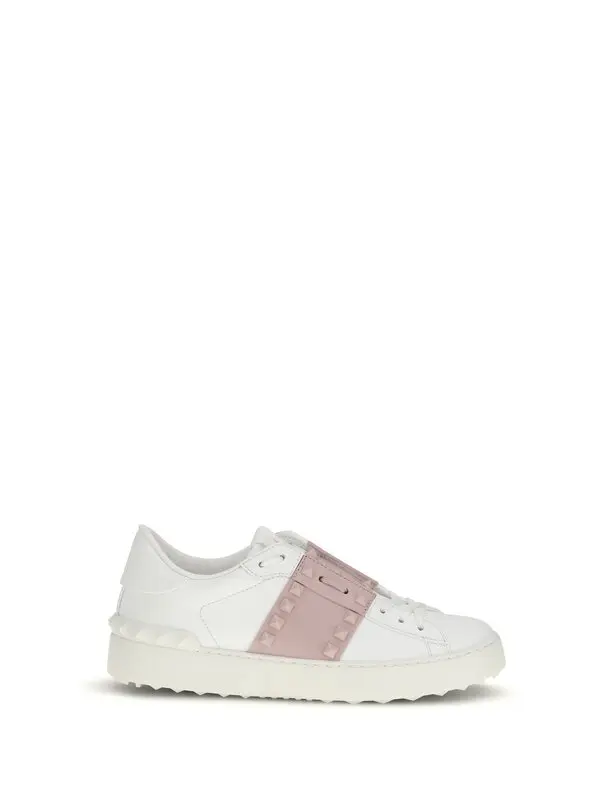 Valentino Garavani Open Rockstud Sneakers - White