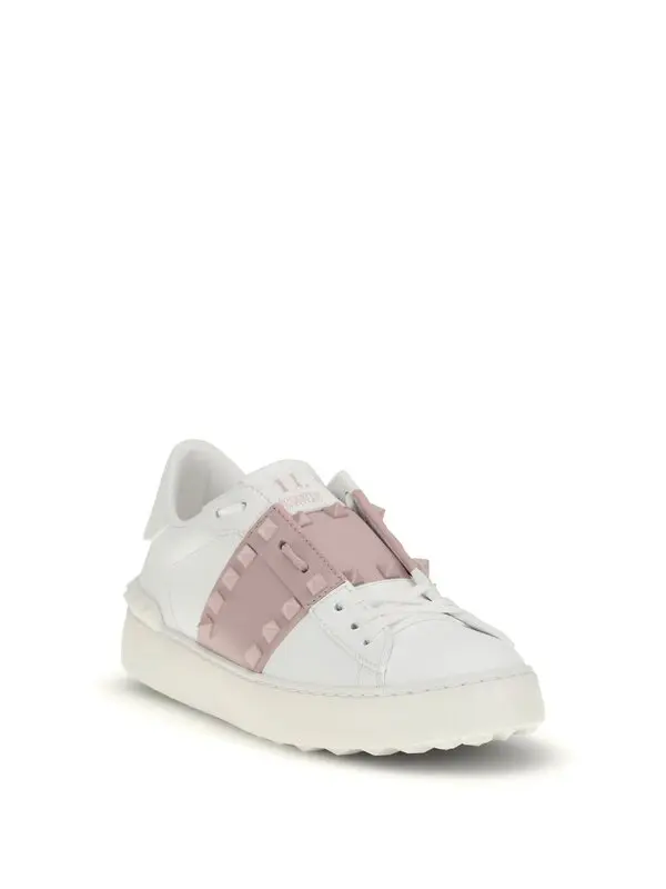 Valentino Garavani Open Rockstud Sneakers - White