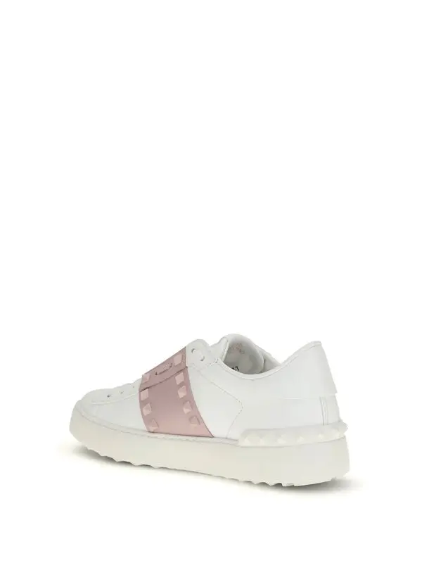 Valentino Garavani Open Rockstud Sneakers - White