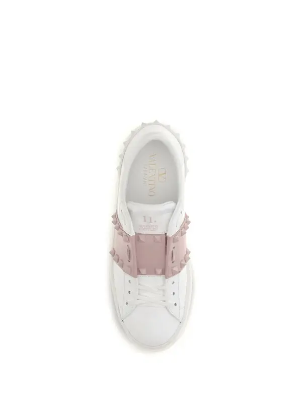 Valentino Garavani Open Rockstud Sneakers - White