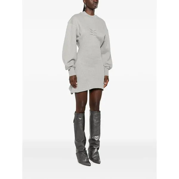 Attico Grey Dresses Day Dresses