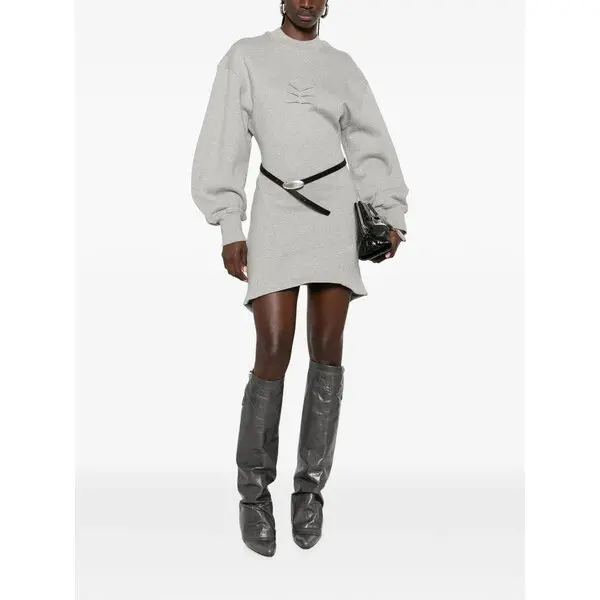 Attico Grey Dresses Day Dresses