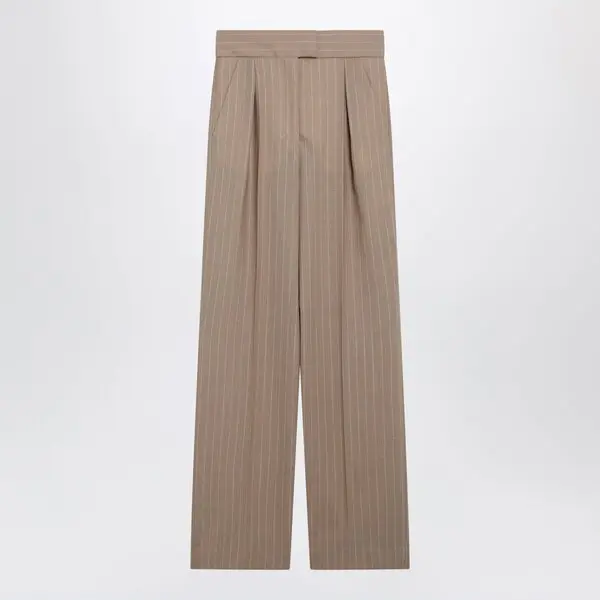 Valentino Garavani Pinstripe Wool Trousers