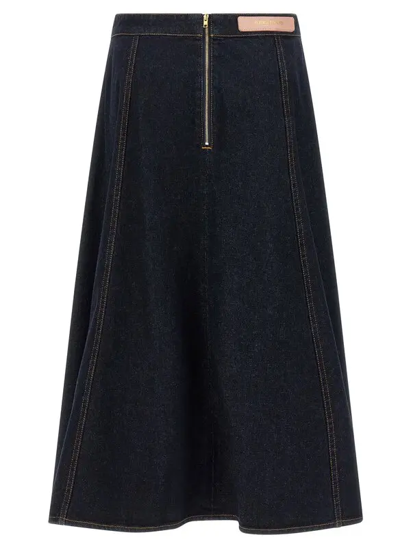 Alberta Ferretti Denim Skirt