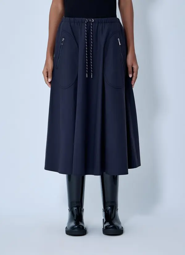 Moncler Drawstring Skirt - Blue