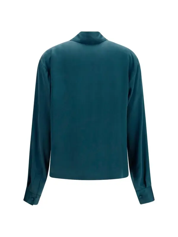 TOM FORD Deep V-neck Silk Shirt
