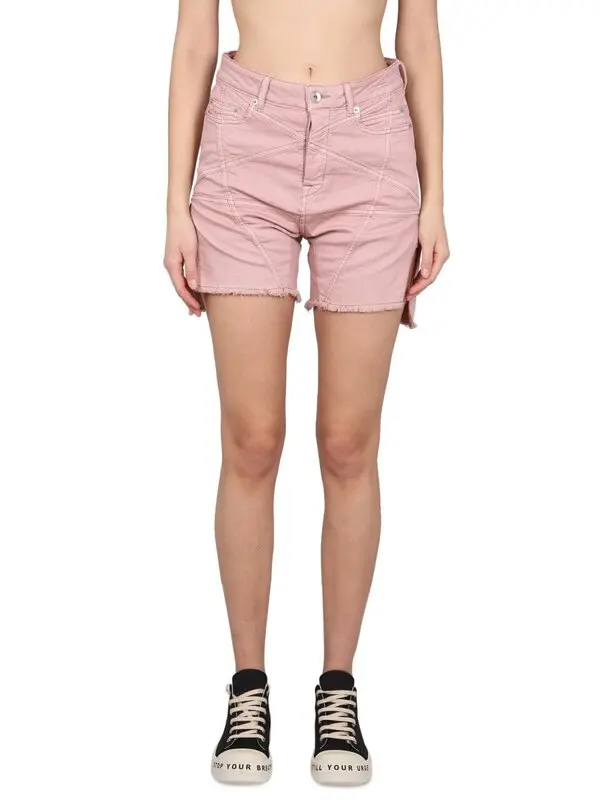 Rick Owens Denim Shorts