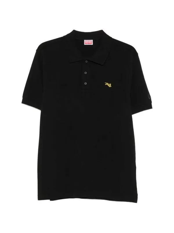 Kenzo Tiger-patch Polo Shirt