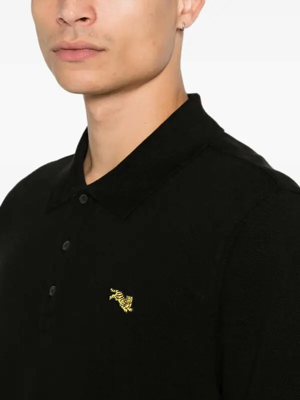 Kenzo Tiger-patch Polo Shirt