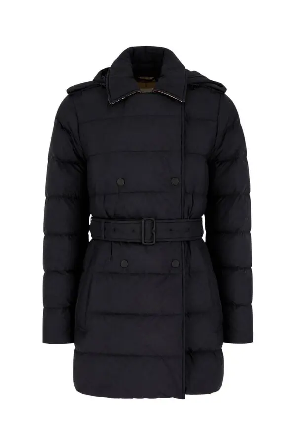 Burberry Quilted Belted Jacket - Multicolor