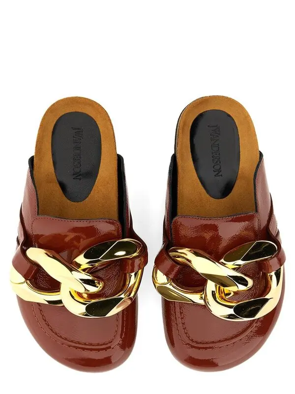JW Anderson Mule Chain - Brown