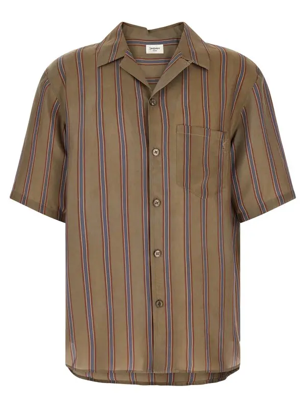 Saint Laurent Cassandre' Striped Shirt