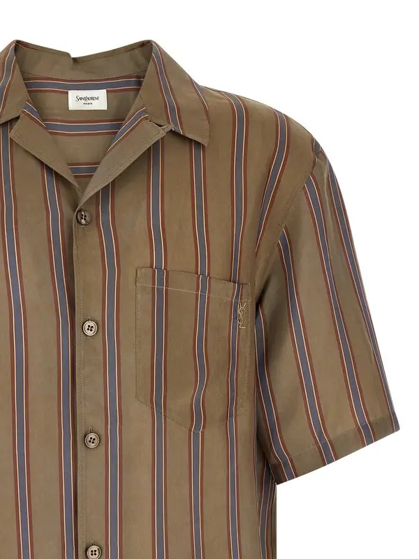 Saint Laurent Cassandre' Striped Shirt