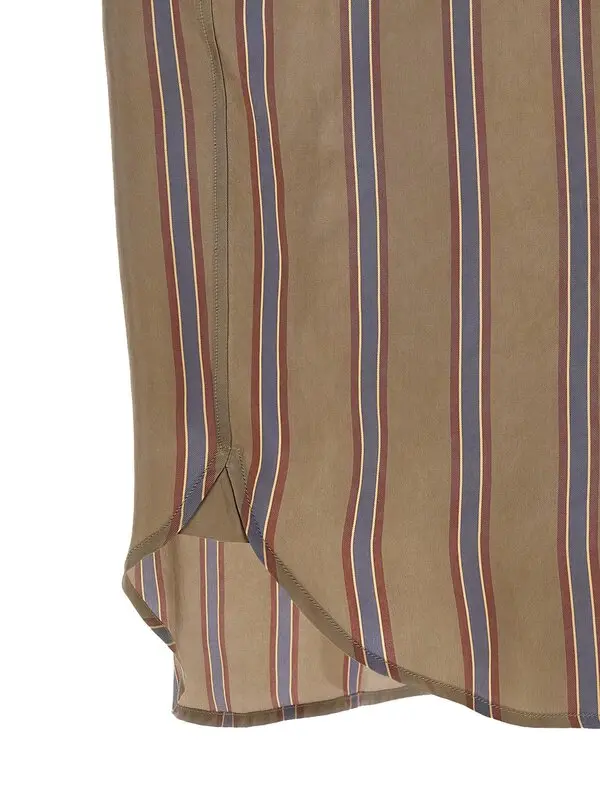 Saint Laurent Cassandre' Striped Shirt - Multicolor