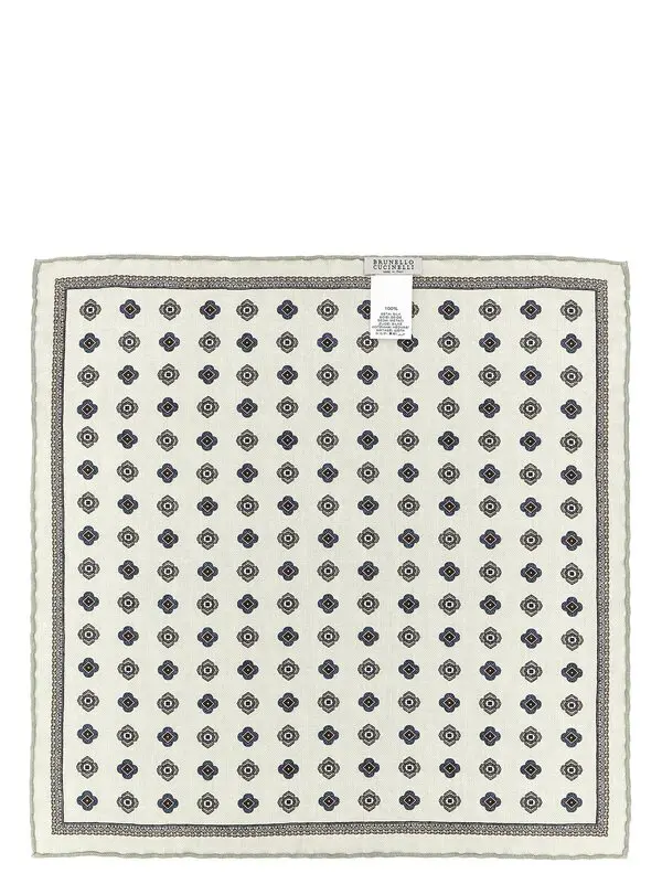 Brunello Cucinelli Double-face Silk Pocket Clutch - Multicolor