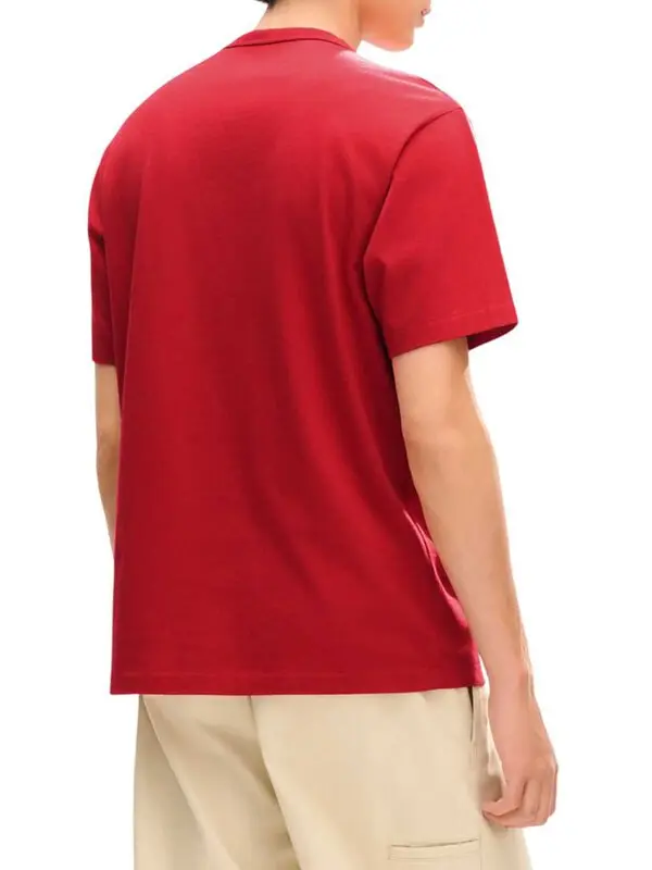 Kenzo Jumping Tiger` Cotton T-shirt - Red