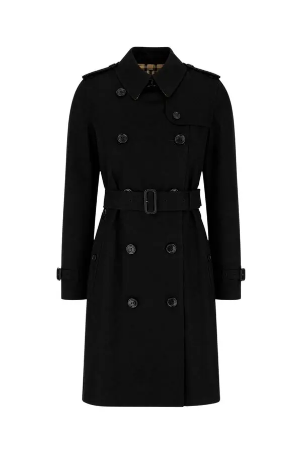 Burberry Double Breasted Trench Coat - Multicolor