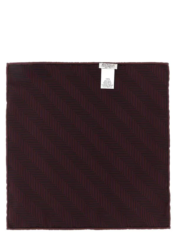 Brunello Cucinelli Chevron Pocket Clutch - Multicolor
