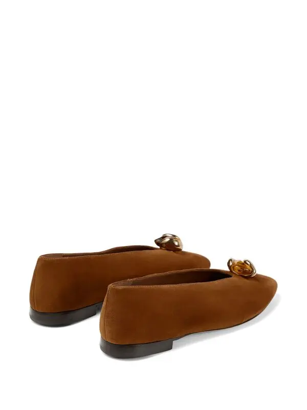 JIMMY CHOO Margot Leather Ballets