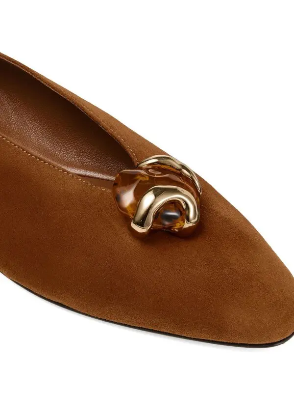 JIMMY CHOO Margot Leather Ballets