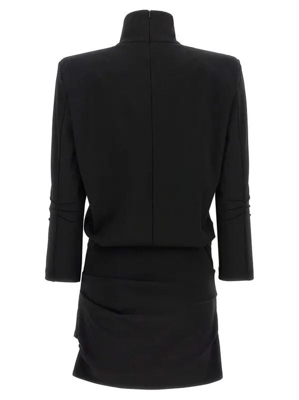 Attico Structured Shoulder Dress