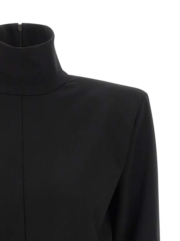 Attico Structured Shoulder Dress