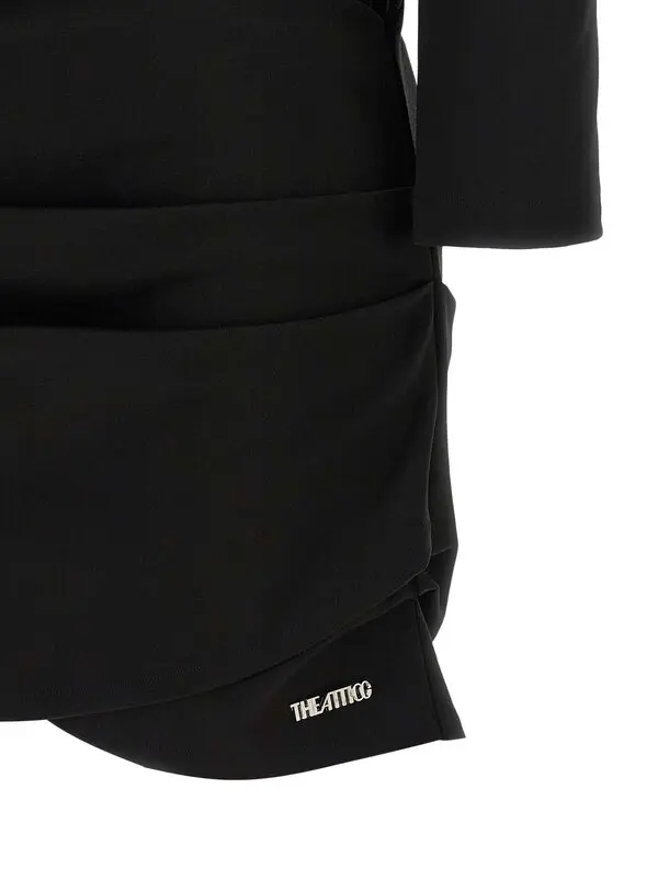 Attico Structured Shoulder Dress