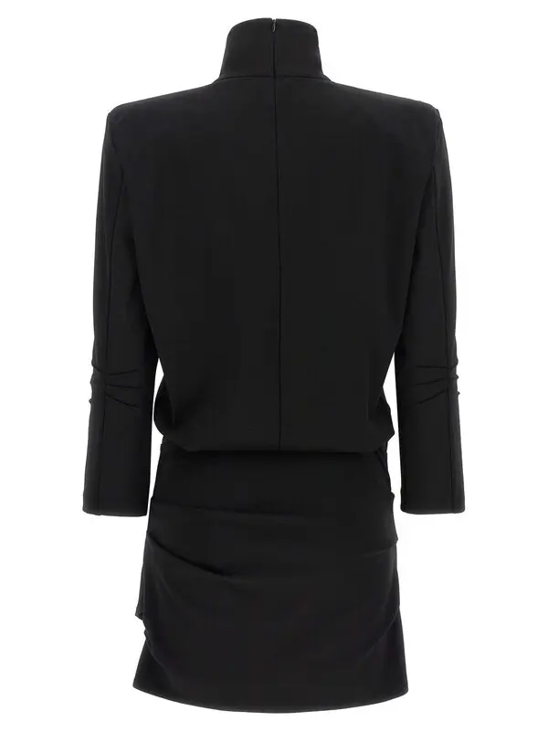 Attico Structured Shoulder Dress