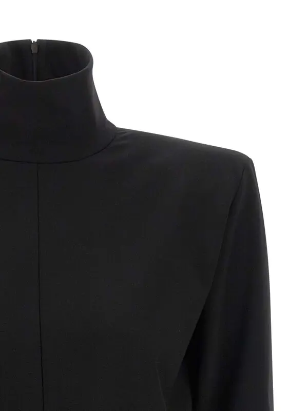 Attico Structured Shoulder Dress