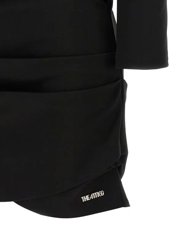 Attico Structured Shoulder Dress