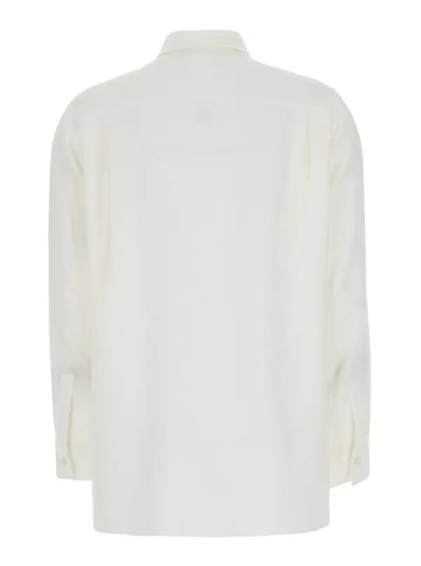 Max Mara Geranio Silk Shirt - White