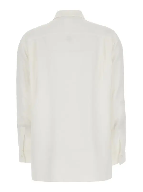Max Mara Geranio Silk Shirt - White