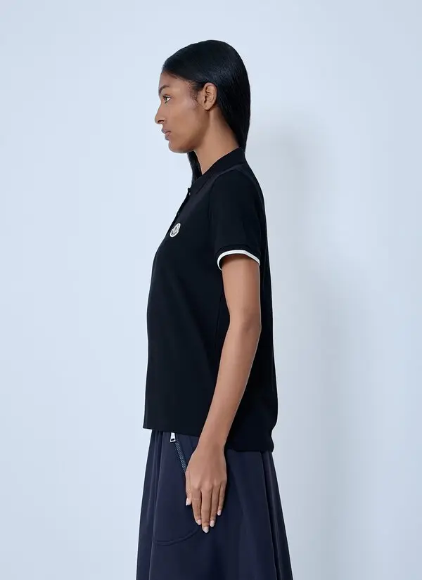 Moncler Logo Motif Polo Shirt