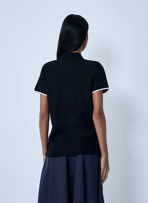 Moncler Logo Motif Polo Shirt
