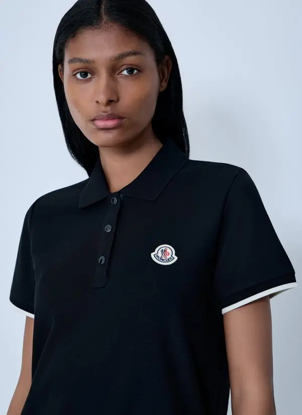 Moncler Logo Motif Polo Shirt