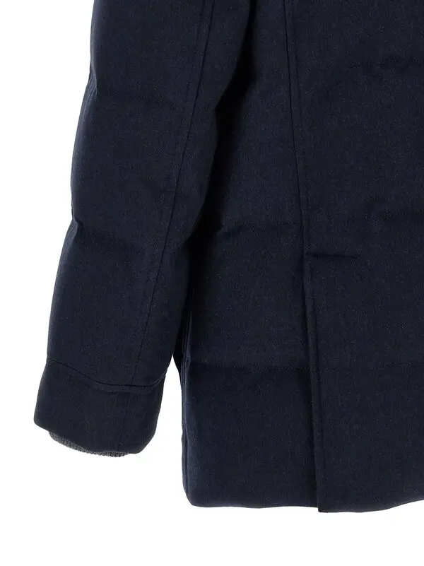 Brunello Cucinelli Wool Flannel Parka