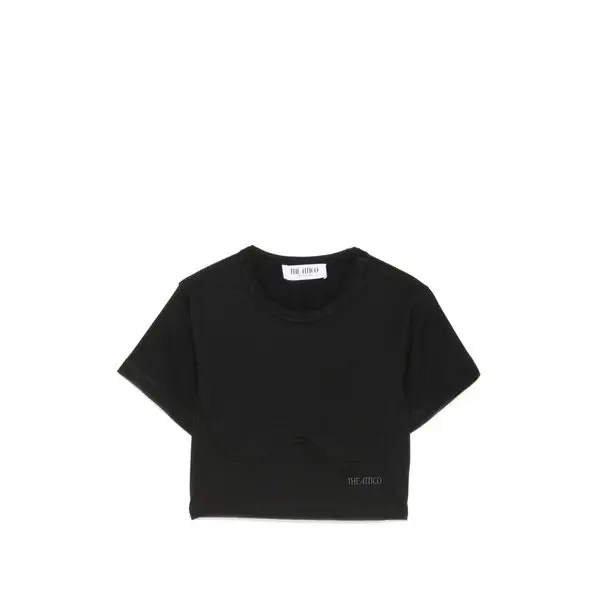 Attico Tops T-shirts & Jerseys - Black