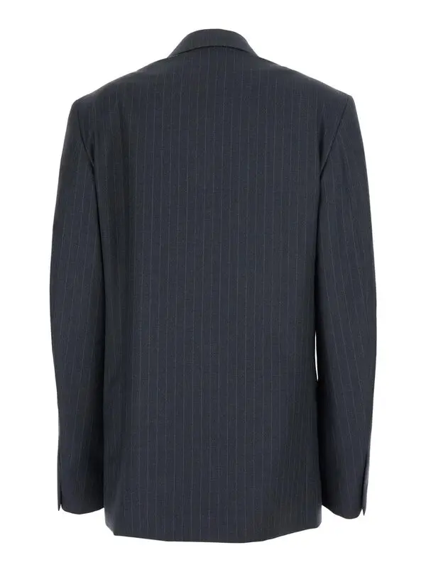 Gucci Wool Pinstripe Blazer - Multicolor