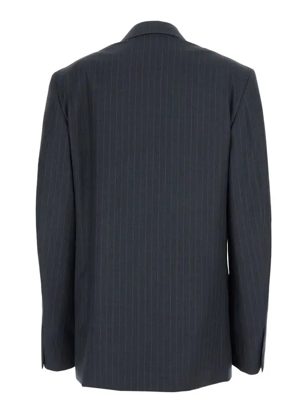 Gucci Wool Pinstripe Blazer - Multicolor