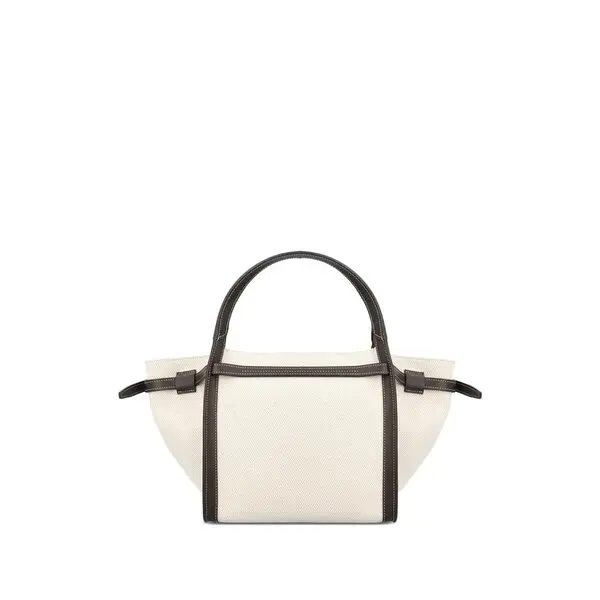TOD'S Neutrals Tote Bags - Cream