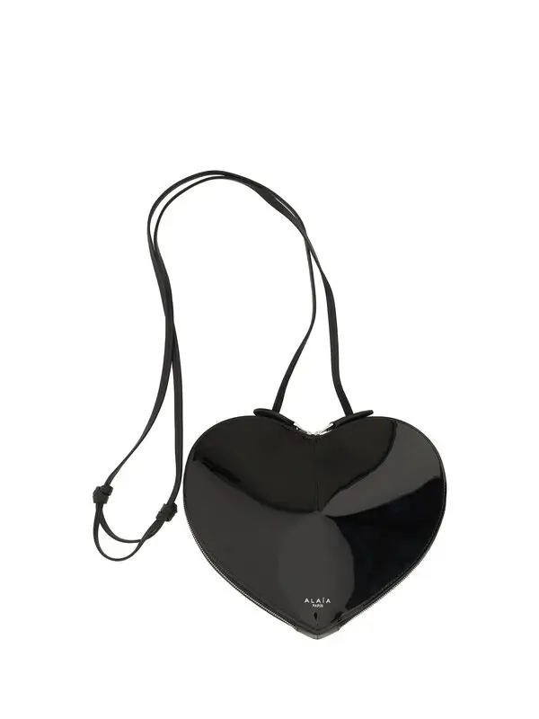 Alaïa Le Coeur Shoulder Bag - Black