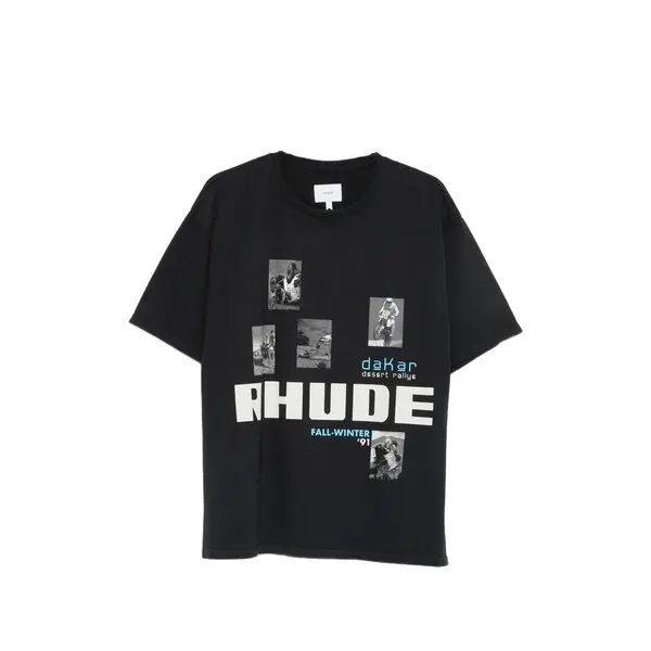 R H U D E T-shirts & Vests T-shirts - Black
