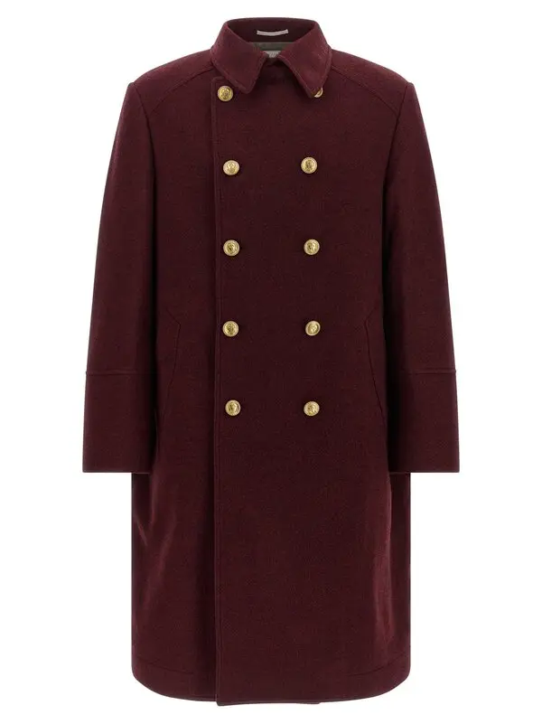 Brunello Cucinelli Cashmere Double-breasted Coat - Multicolor