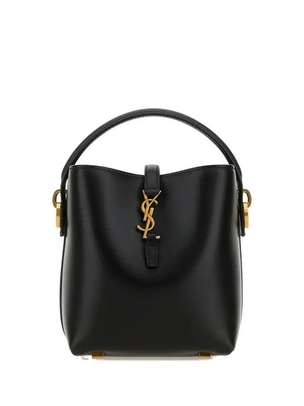 Saint Laurent Le 37 Leather Shoulder Bag - Black
